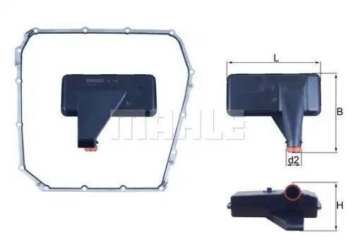 Фильтр АКПП AUDI/A4/A5/A6 -18 с прокладкой