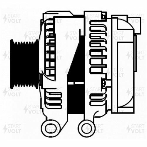 Генератор для а/м Land Rover Discovery III (04-) 2.7TD 150A, STARTVOLT LG1053