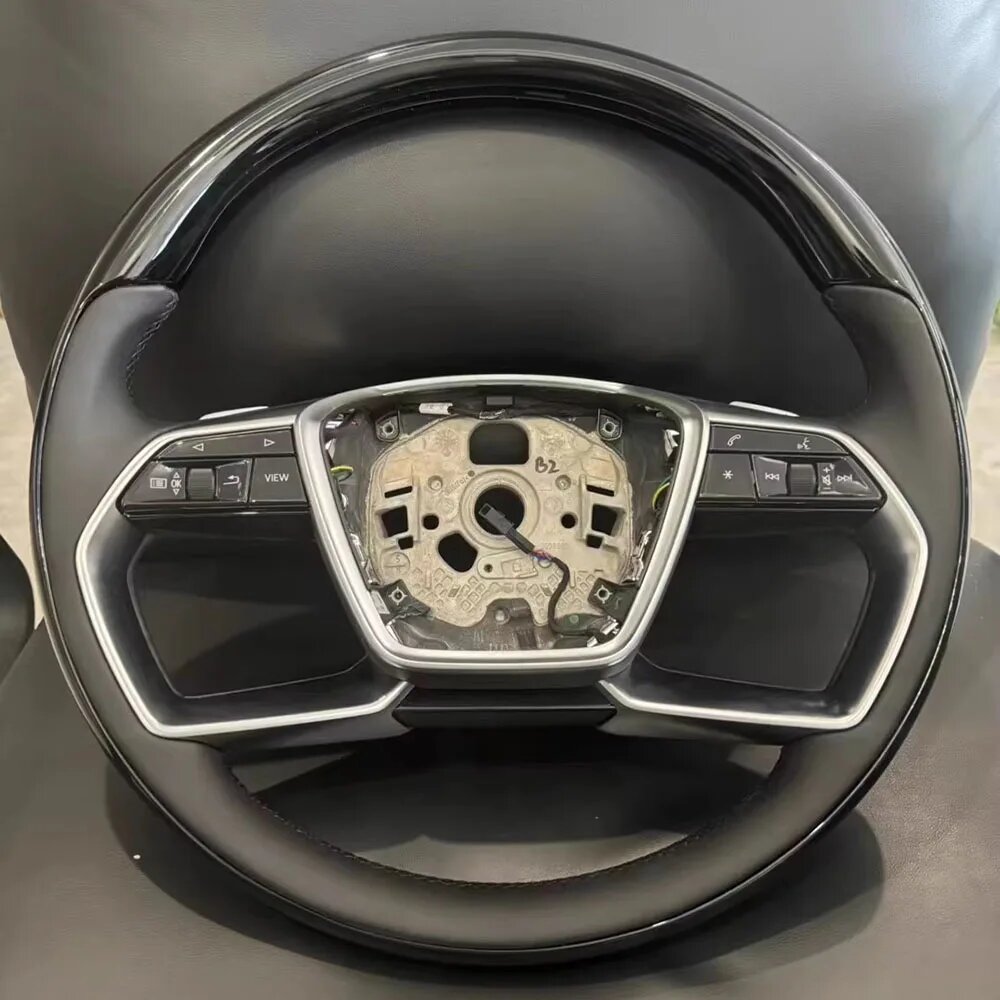 Деревянный гоночный руль по индивидуальному заказу для AUDI 4N0124 A7 A8 D5 Q8 4M A6 4K customized