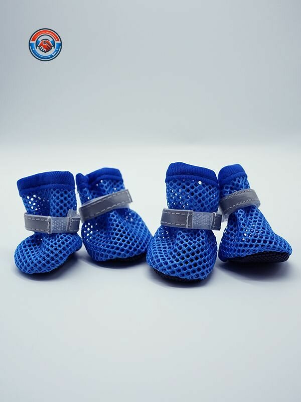 Летние сетчатые кроссовки для собак, дышащая защита лап от горячего асфальта и холода, легкая обувь для прогулок и активных игр