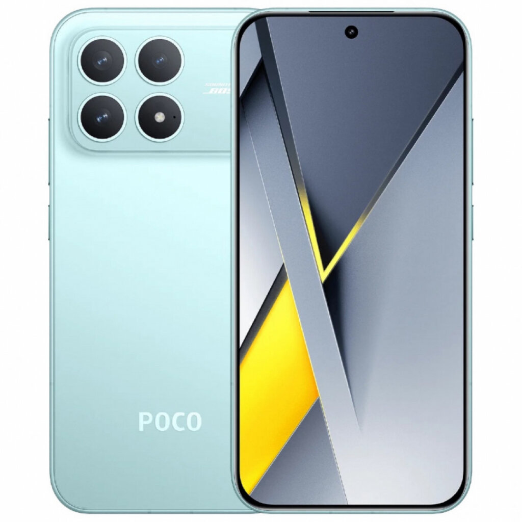 Смартфон Poco F8 Pro, NFC, FHD+, Bose/Dolby Atmos, 12/256Gb, Ocean Blue (Голубой)
