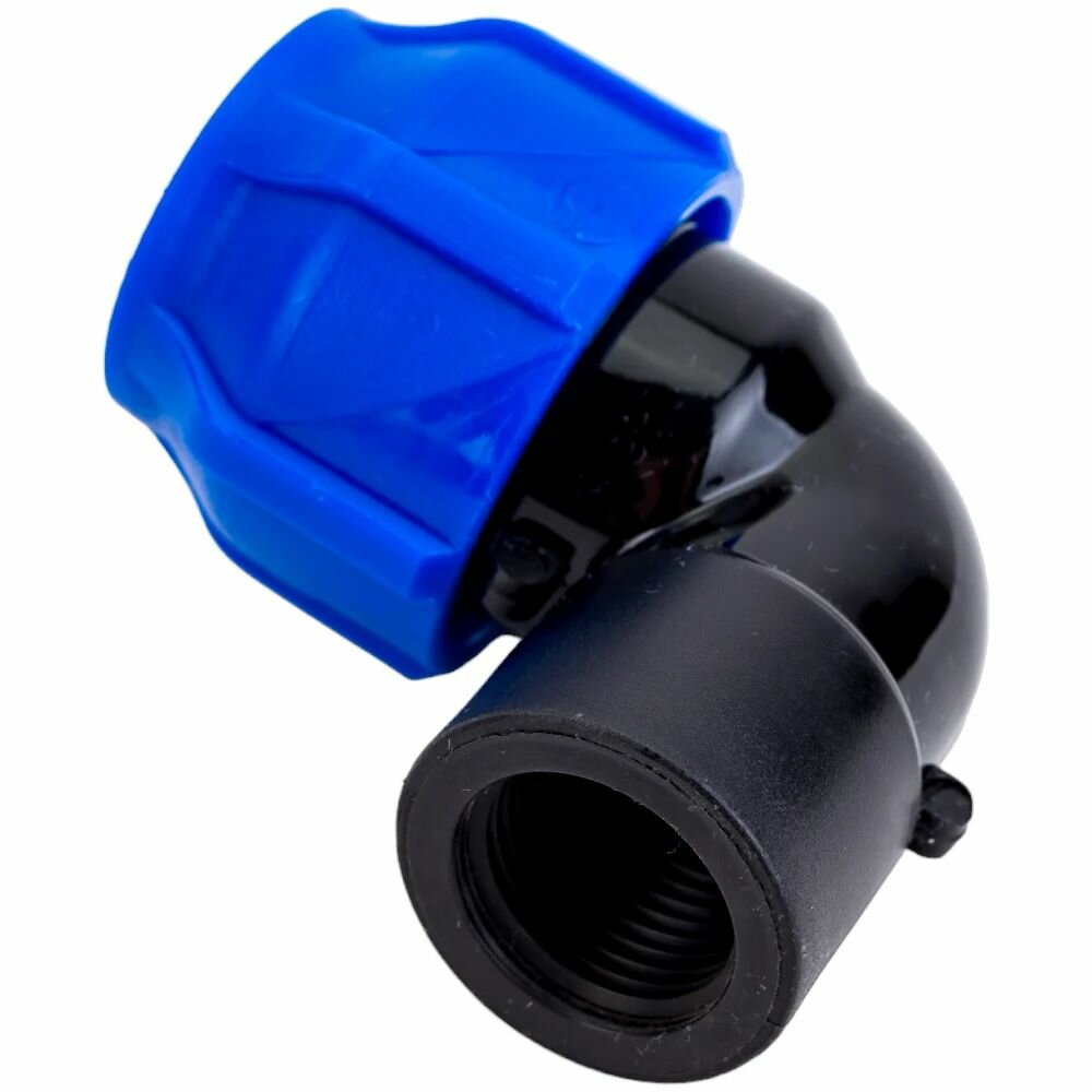 Компрессионный отвод VALFEX ПНД, с внутренней резьбой, 25x1/2" 1210012325012