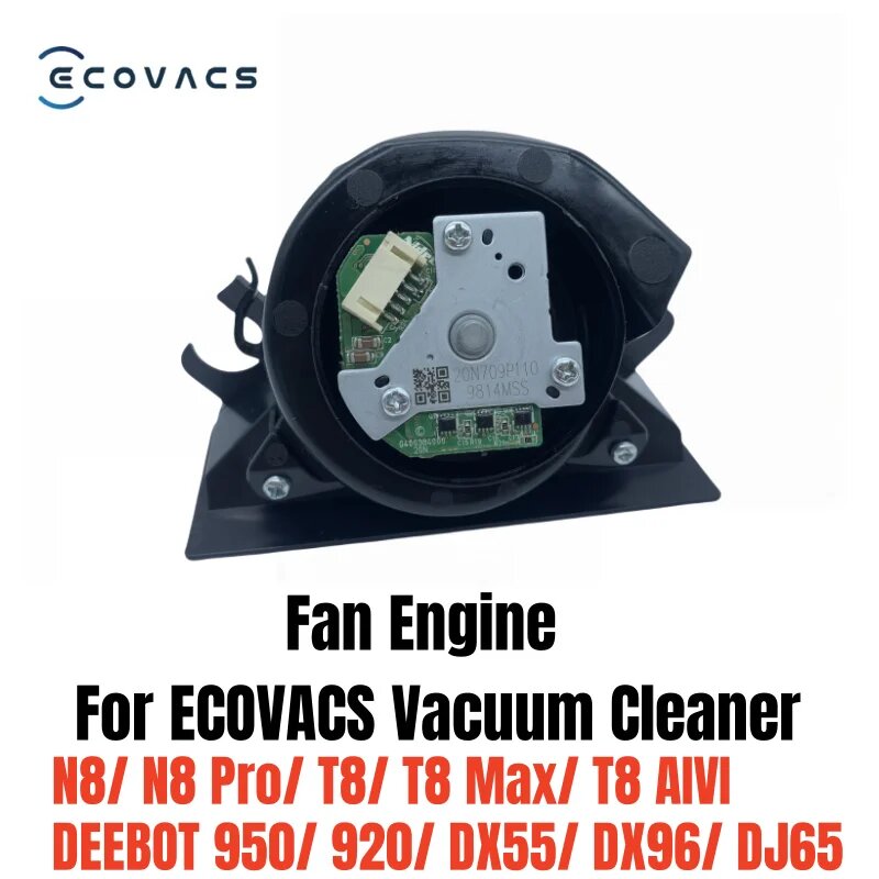 Оригинальный вентилятор для двигателя ECOVACS, генератор вакуумного всасывания DEEBOT 950/920/N8/N8 Pro/T8, запасные части для робота-пылесоса