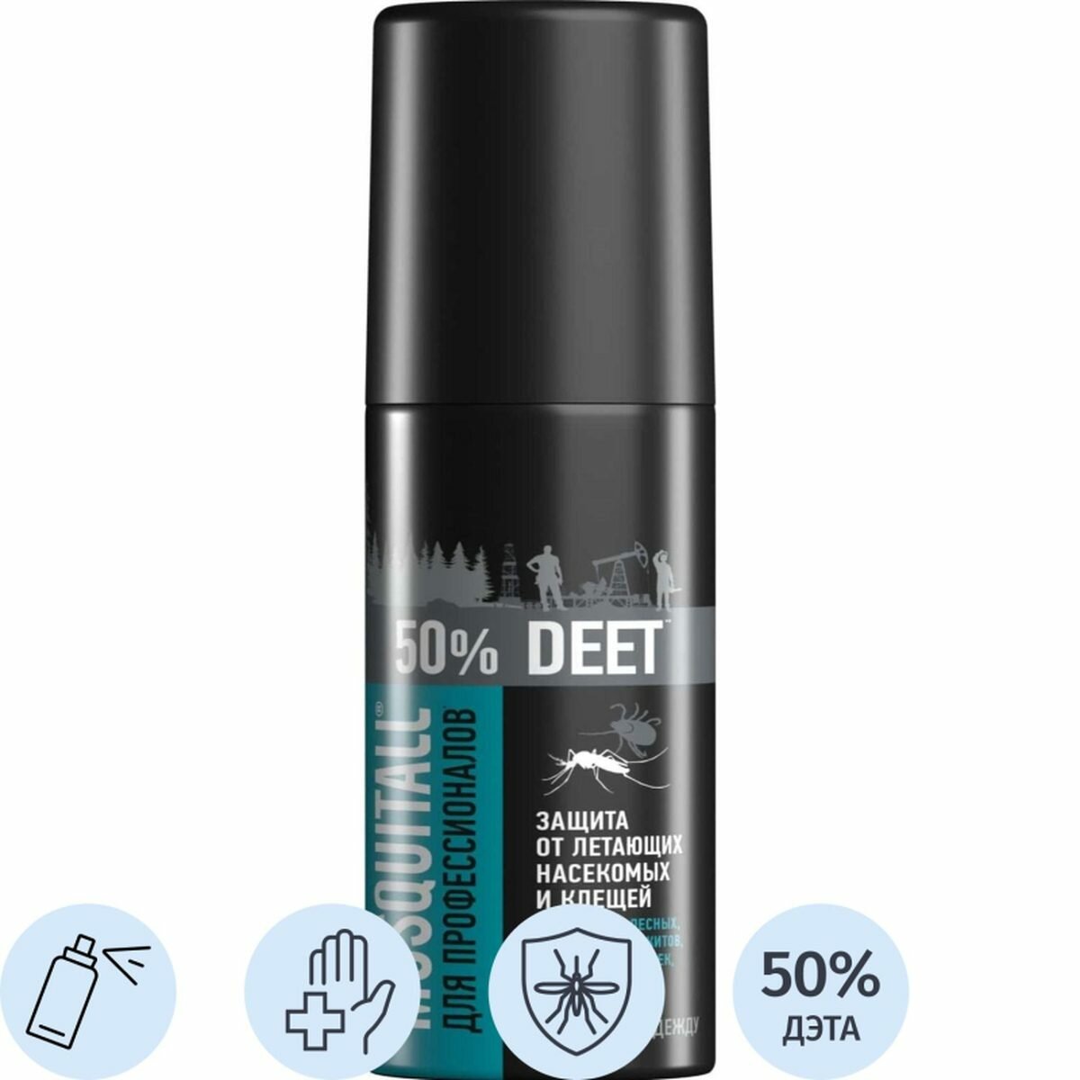 Спрей репеллентный Mosquitall Профессиональная защита от всех насекомых, 100мл (2213617)