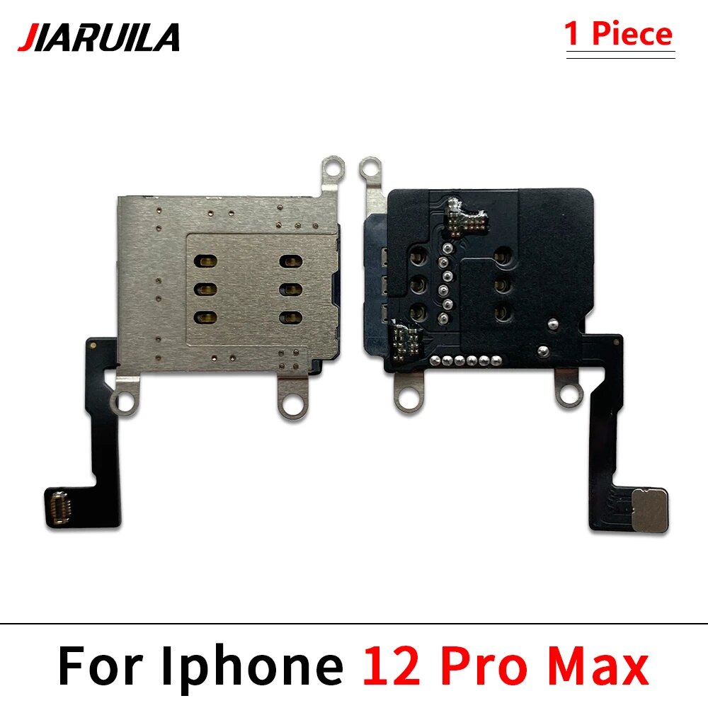 Новый считыватель SIM-карт для iPhone 11, 12, 13, 14, 15, Pro Max Plus, мини-разъем с двумя слотами для SIM-карты, внутренний адаптер с гибким кабелем