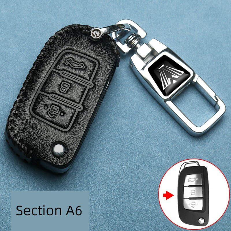 Складной чехол для ключей A6 с многофункциональным брелоком и номером от потери для автомобильных пультов