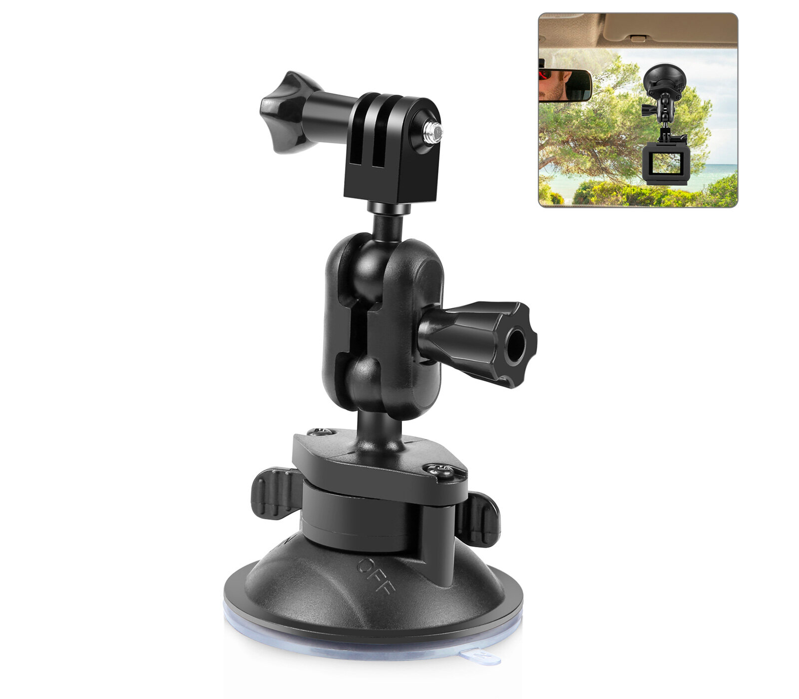 Присоска Puluz PU545B для экшн- и VR 360 камер