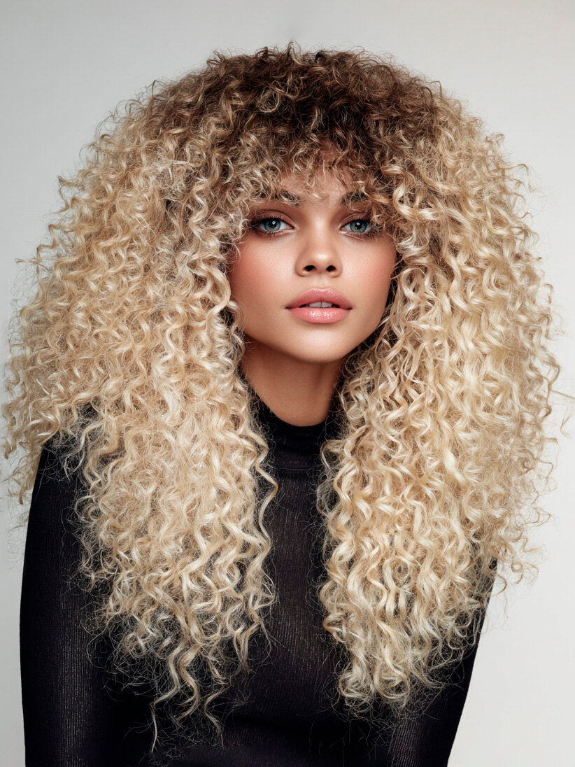 Hairshop Афрокудри 18/613 60см (Орех/Блонд)