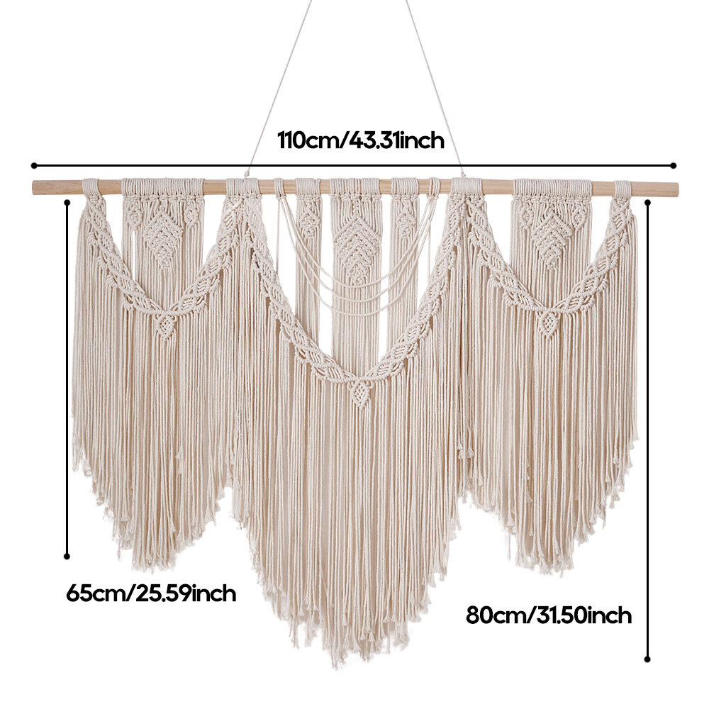 Ручная работа, новый большой размер, съемный креативный домашний декор, простой скандинавский стиль, настенный гобелен для спальни