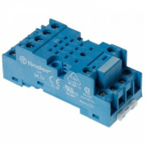 Розетка с винтовыми клеммами (под шайбу) для реле 55.32, таймера 85.02; применяются модули 99.01; в