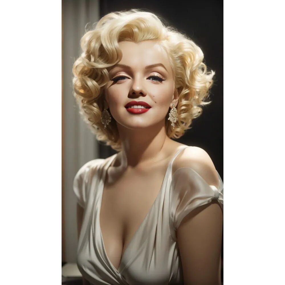 Алмазная Картина "Мэрилин Монро" 40х50 См Алмазная Вышивка / Картина Стразами Подарков