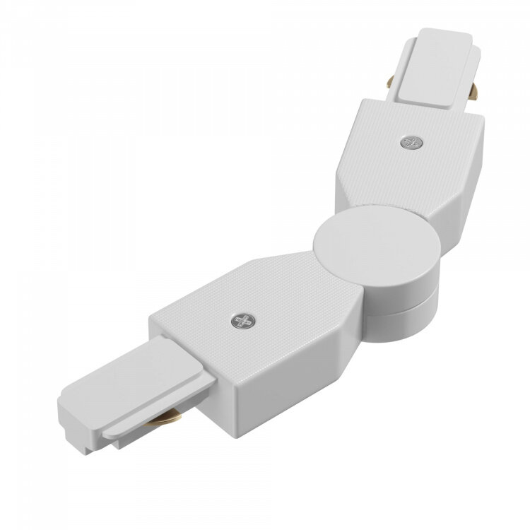 Поворотный Шарнирный Коннектор Maytoni Technical Accessories for tracks TRA001CS-11W Белый, Пластик.