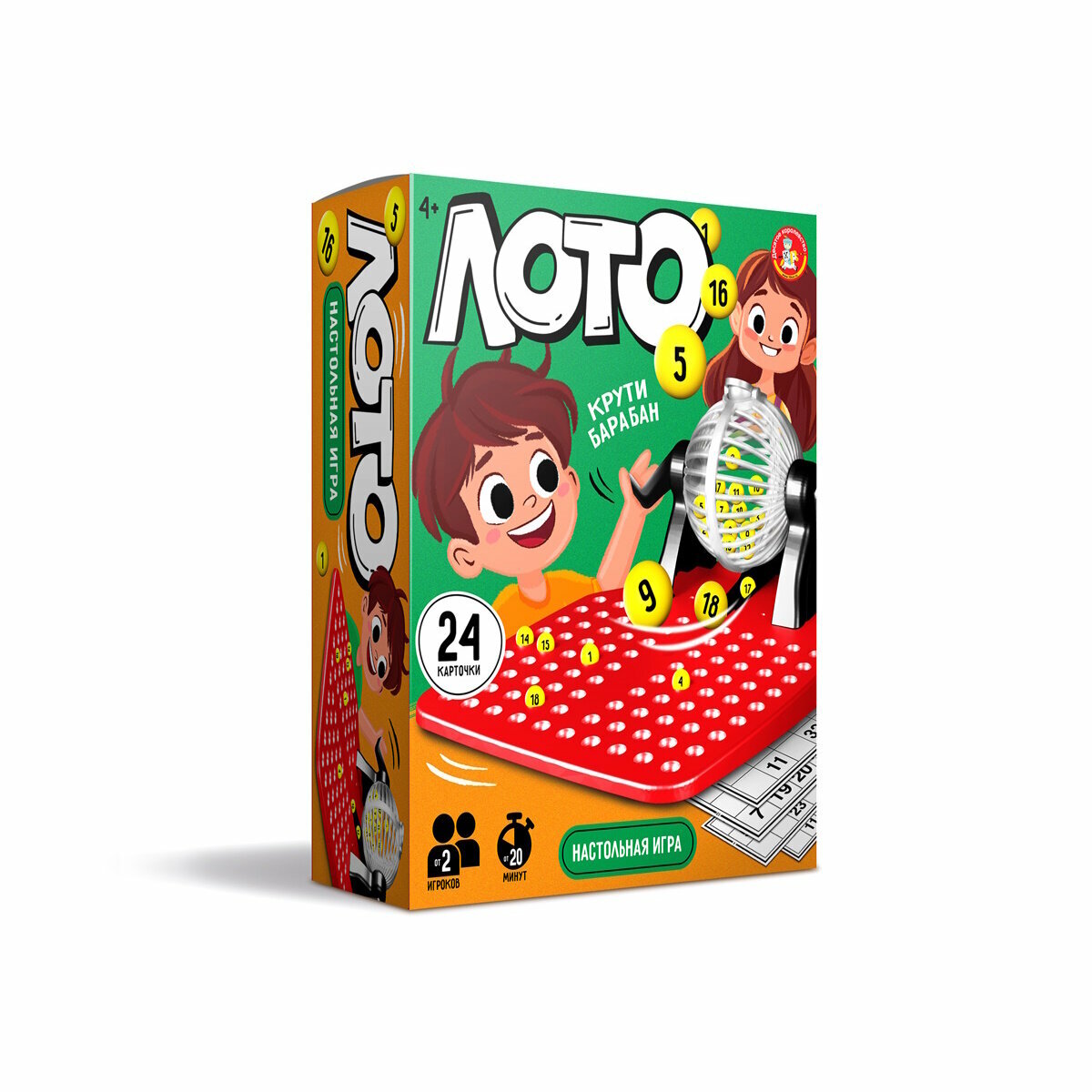 Настольная игра Десятое королевство Лото с барабаном