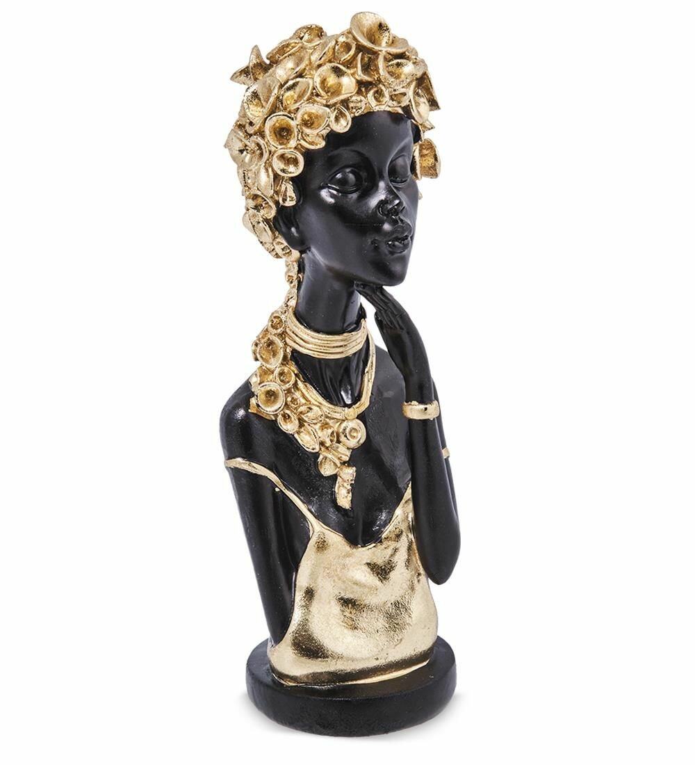 Статуэтка "Африканка" A2187995 разностор, Полистоун