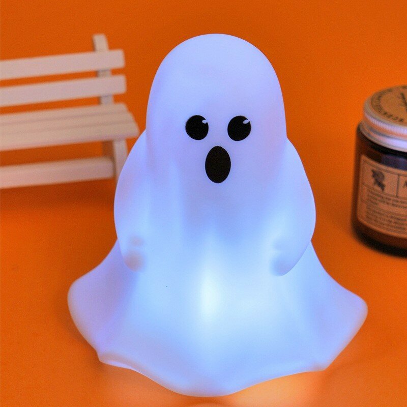 Ручной фонарь в форме тыквы на Хэллоуин, светодиодный электронный светильник-свеча, реквизит для украшения вечеринки, украшение с рассеянным светом