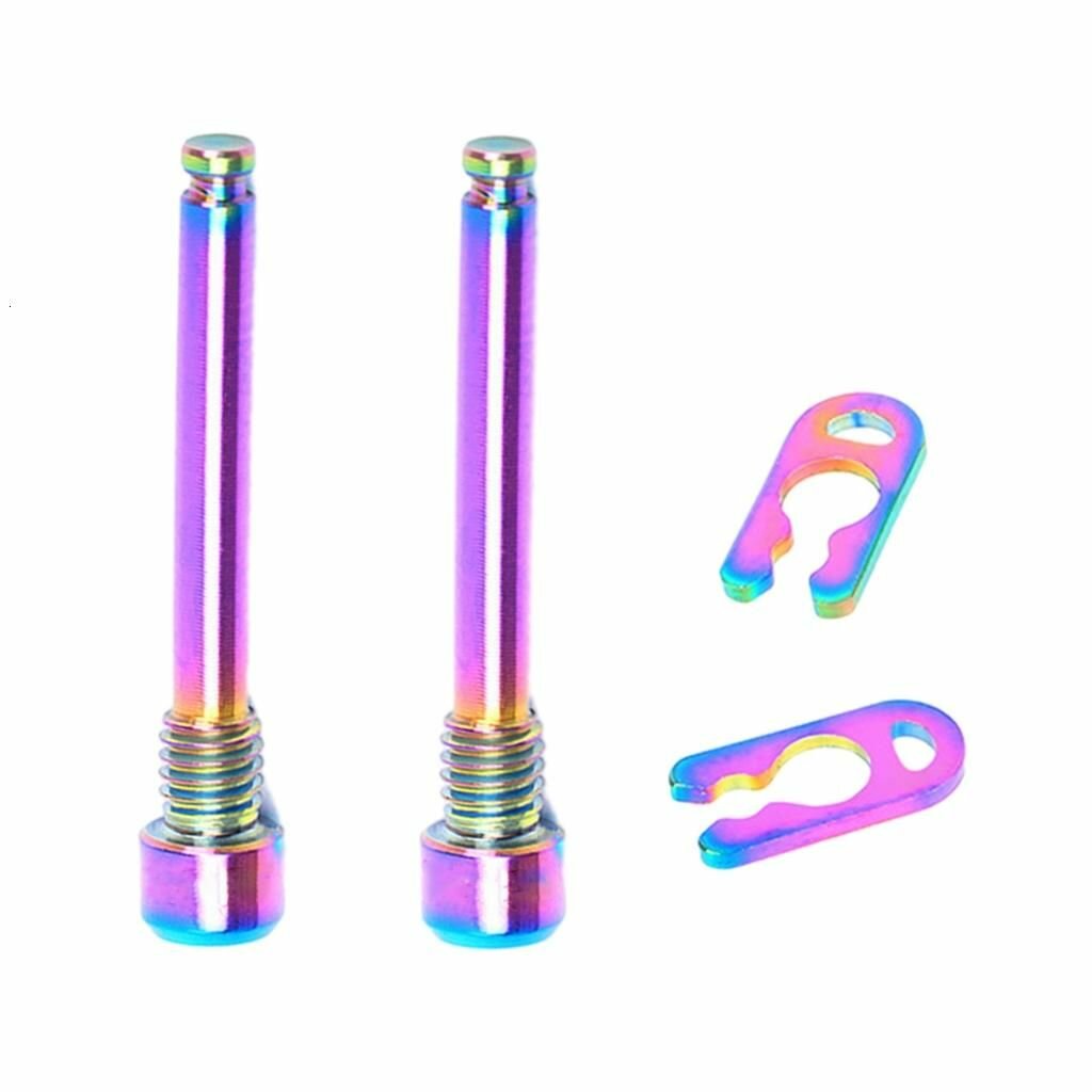 Титановые болты для крепления тормозных колодок велосипеда, Красочный