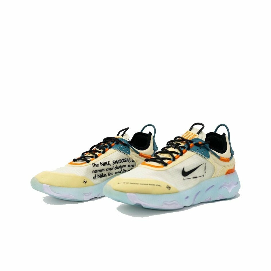 Кроссовки NIKE React Live, размер EU 42.5 стопа (27CM), бежевый — фото 1