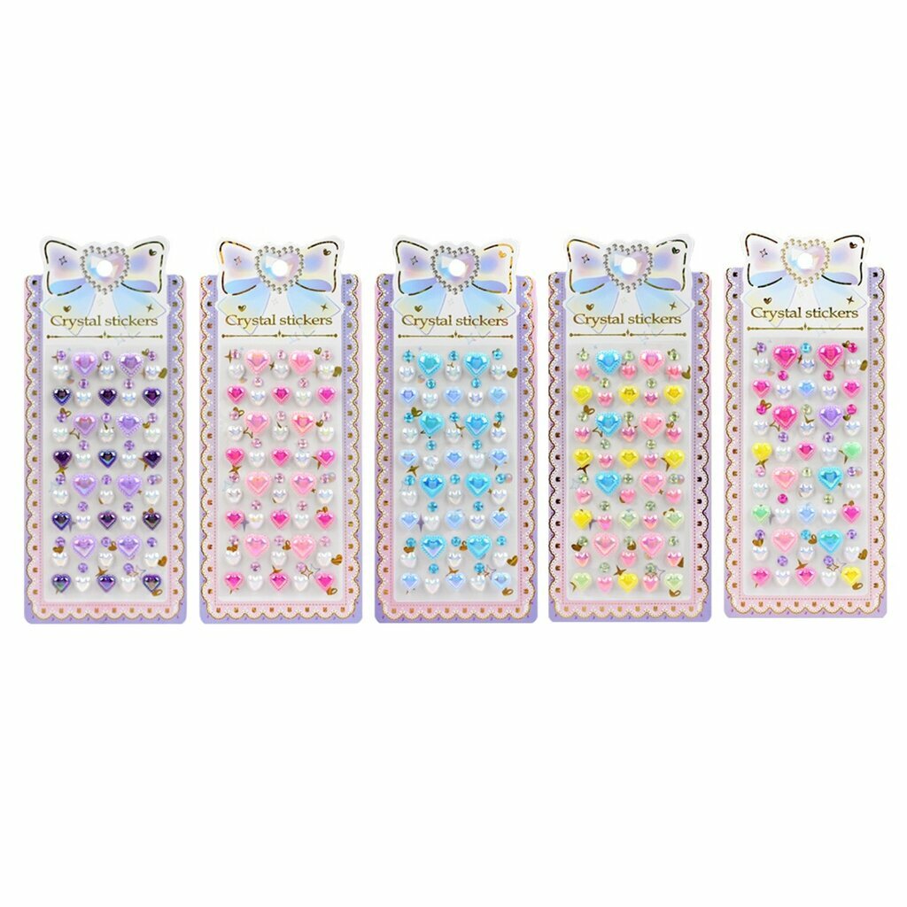 Детские наклейки с бриллиантовым блеском love pearl stickers, выпущенные случайным образом