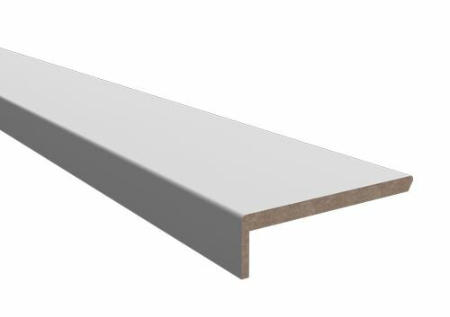 Наличник 100 мм POLAR (белая эмаль RAL 9003) (телескопический)