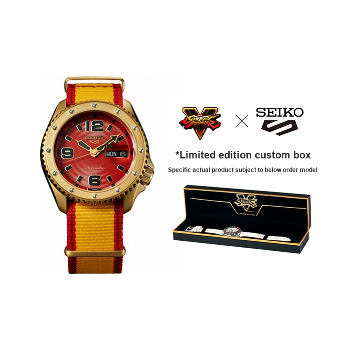 Наручные часы SEIKO, красный/желтый — фото 1