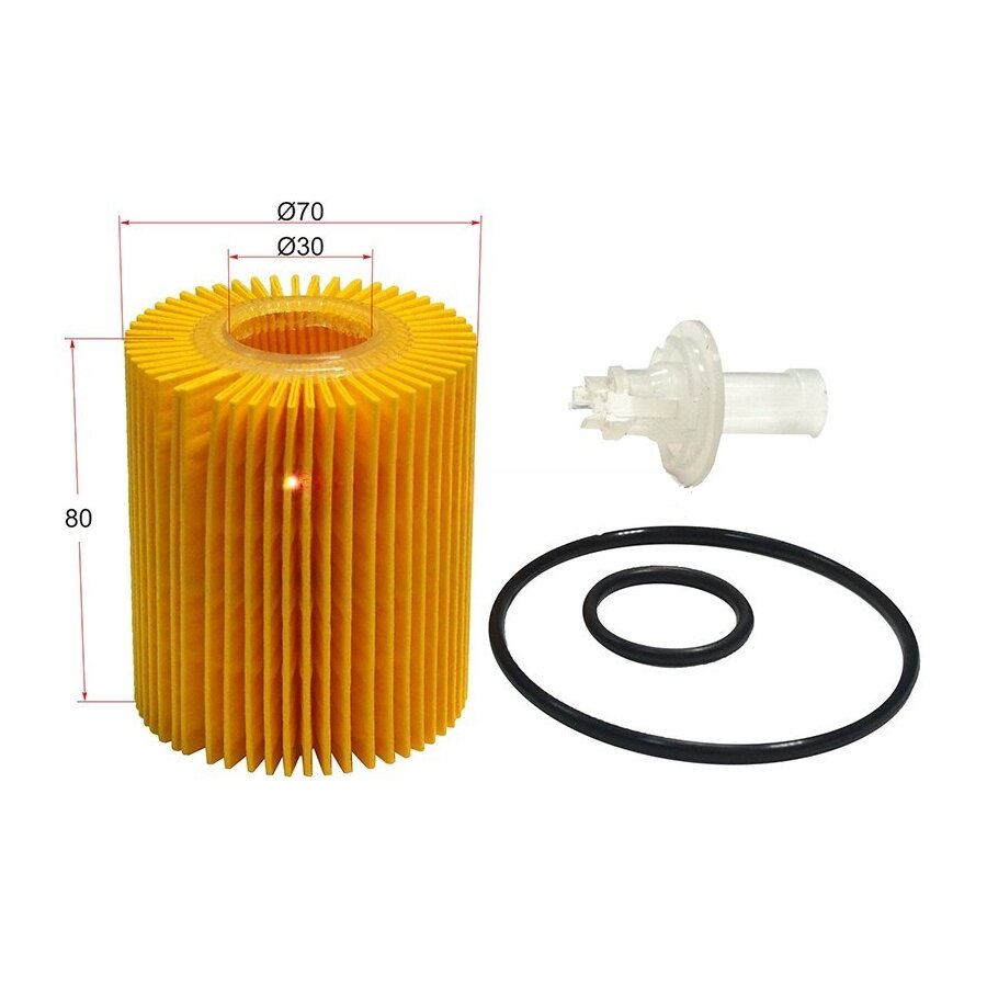 Фильтр масляный (картридж) TOYOTA AVENSIS, AURIS, LEXUS LS460 1-2TRFE, 3-4GRFE 06-, SAT ST-04152-YZZA5