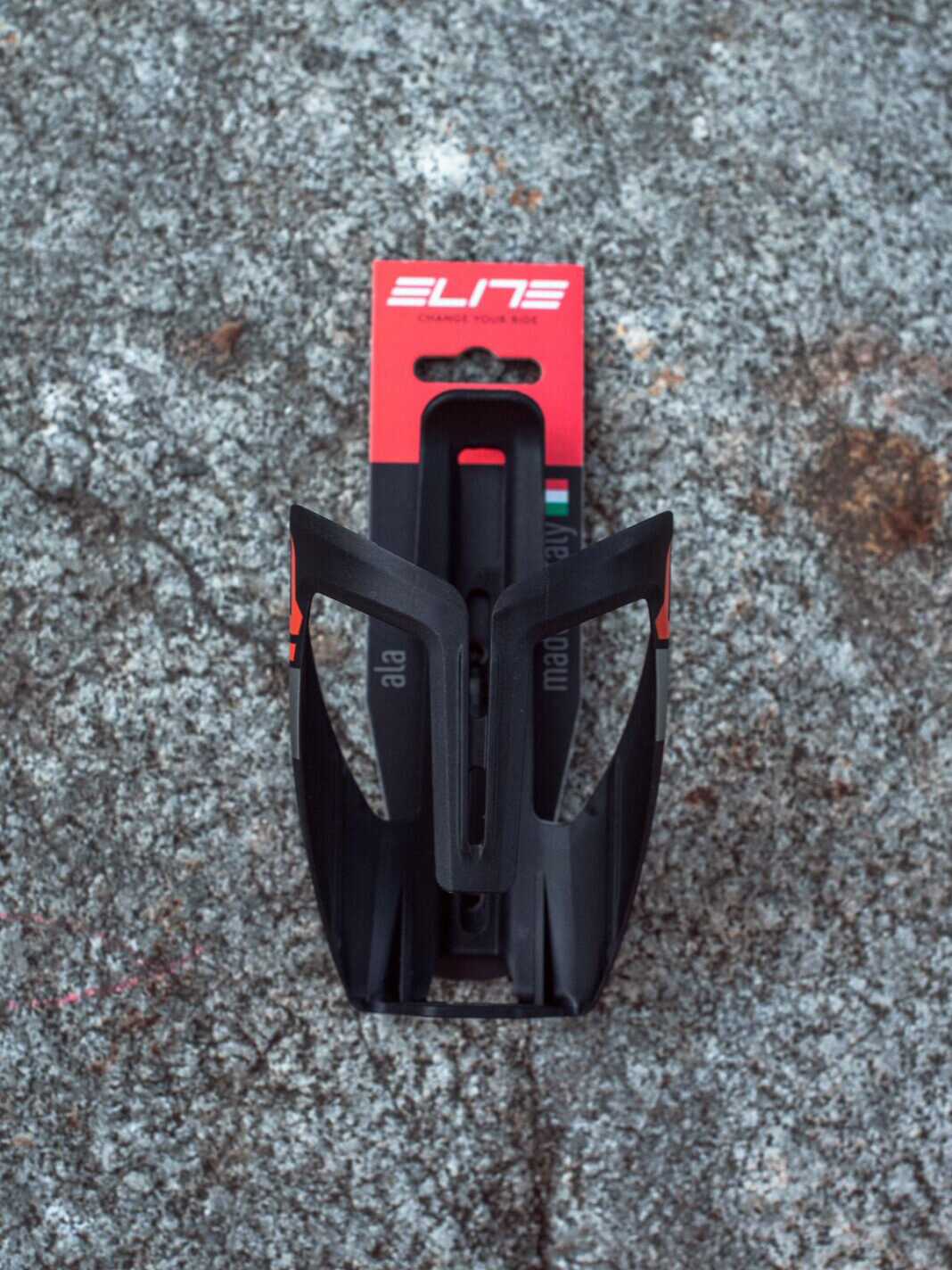 Флягодержатель Elite Ala Black/Red — фото 1