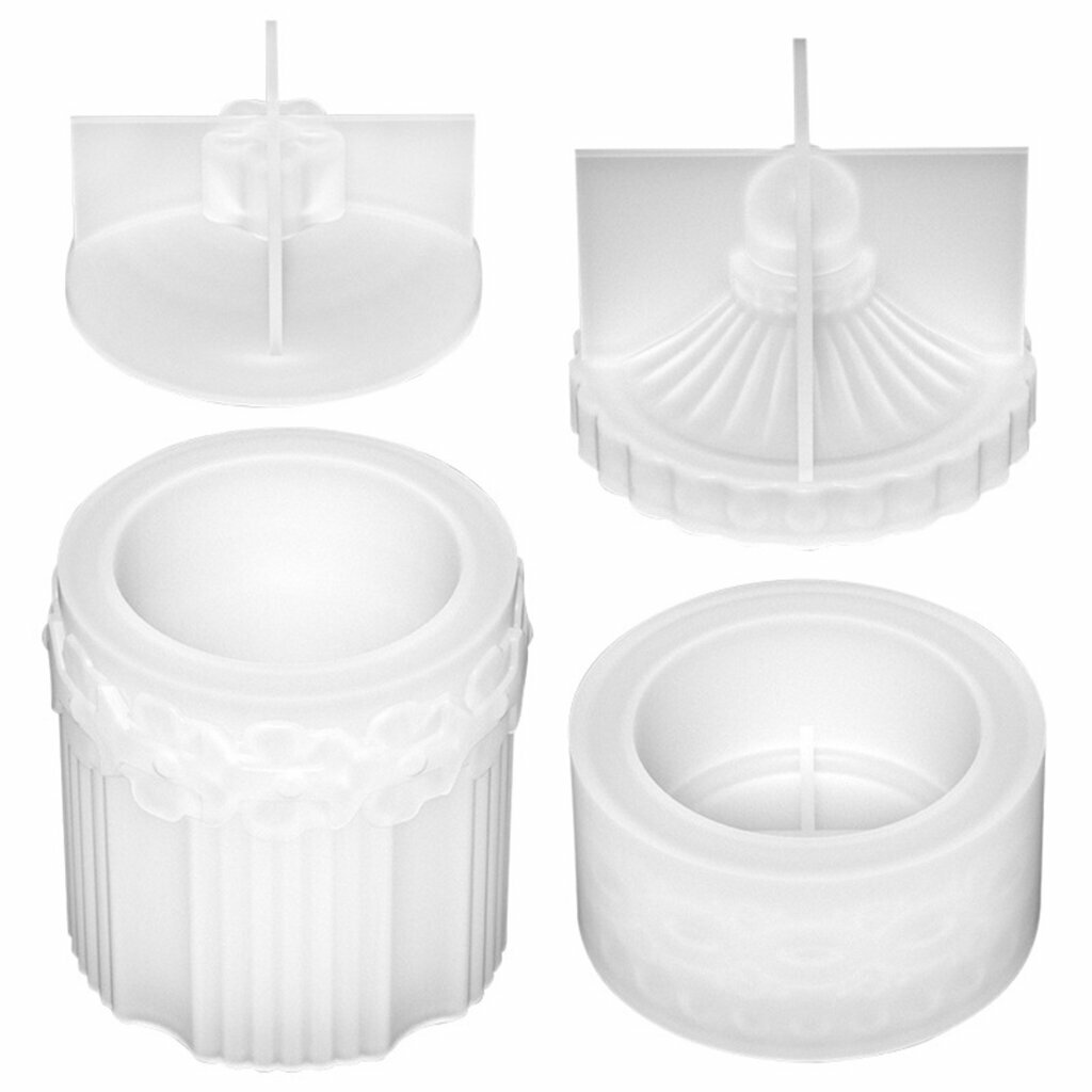 Формы Для Кружевных Банок Ящик Для Хранения Силиконовых Форм Шкатулка Для Ювелирных Изделий Эпоксидные Смолы Формы Контейнер Формы для Изготовления Художественных Ремесел DIY