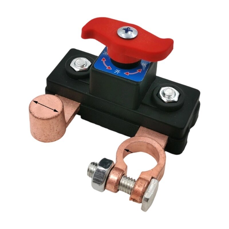 Универсальный выключатель аккумулятора для автомобилей и грузовиков, предотвращает разрядку, антикоррозийная латунь, простая установка, Медный покрытый