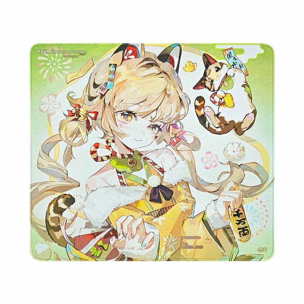 Рентгеновский коврик X-Raypad Aqua Control + PORON, 500x500x4 мм ® Игровые коврики для мыши из пеноматериала – NekoLuck