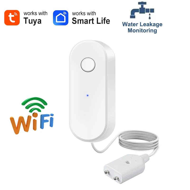 Earykong Детектор утечки воды Tuya Wi-Fi 1 метр 1 pcs