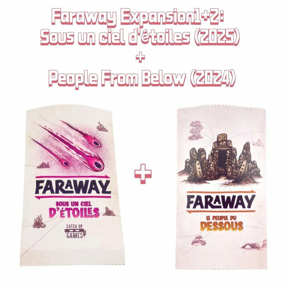 Настольная игра Faraway: Стратегическая карточная для вечеринок. Набор очков, для компании, игровых вечеров. Идеальный подарок на День Рождения.