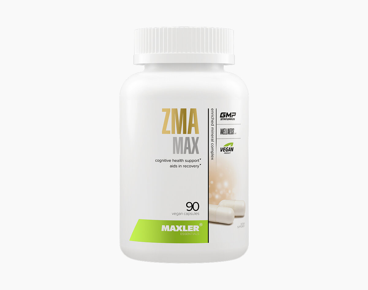 Maxler ZMA Max 90 veg caps ускорит восстановление тканей и поддержит мышечный рост