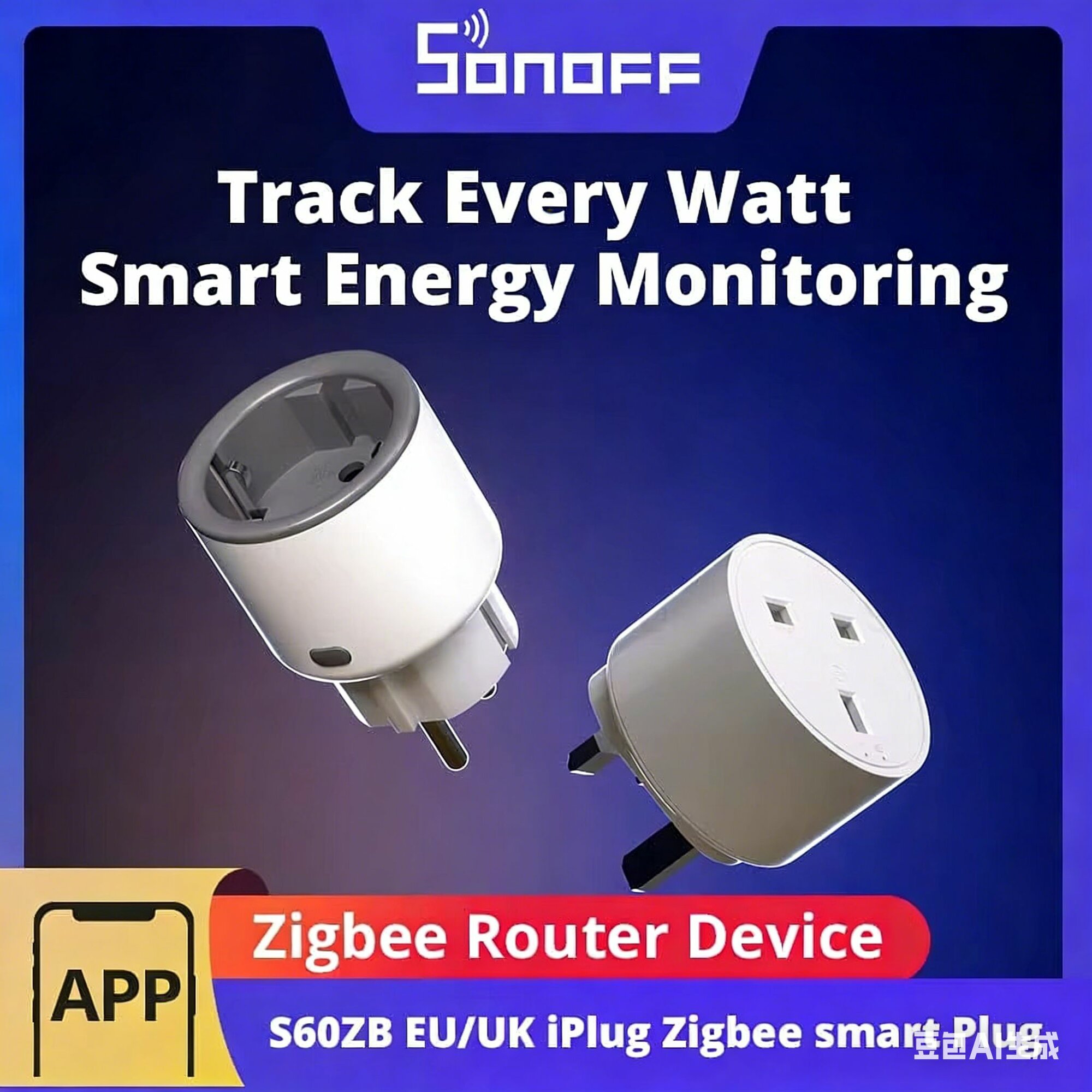 SONOFF S60ZB Zigbee Smart Plug является одноканальным умным разъемом