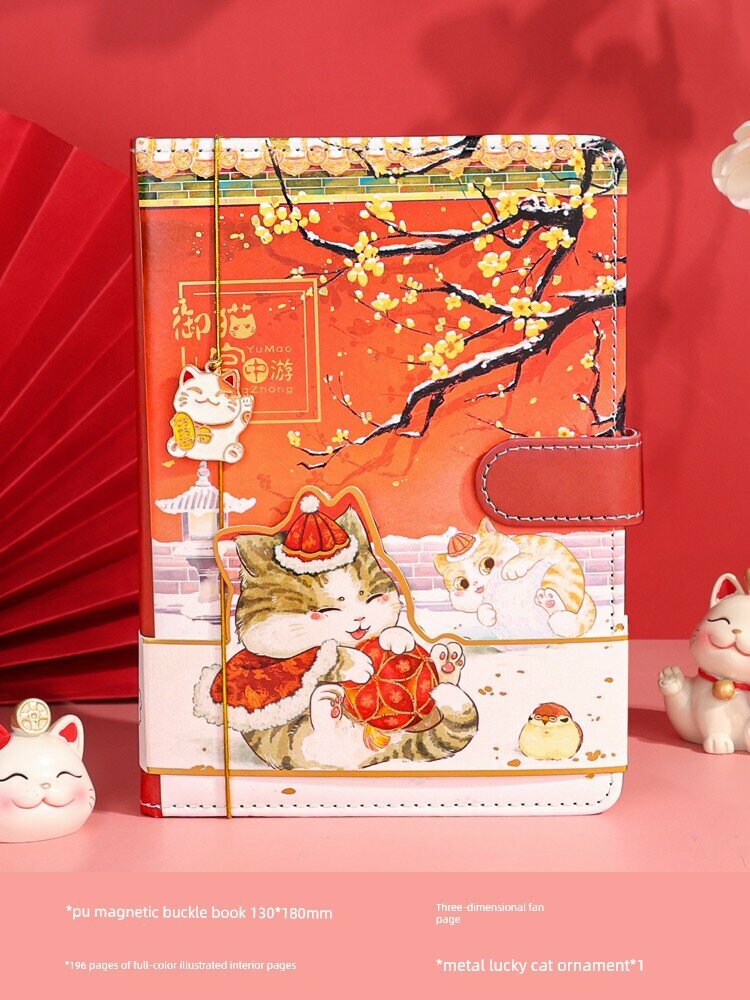 Набор подарочных коробок серии «Запретный город» Yunxuan: пенал с милым мультяшным дизайном в виде кошачьей лапки,