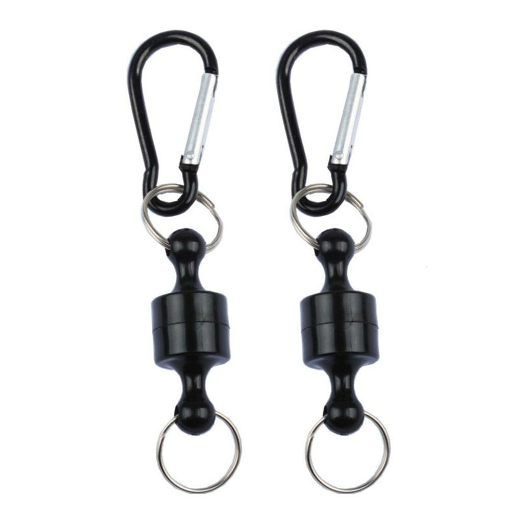 Магнитная застёжка 2 шт. для рыбалки и походов, Черный