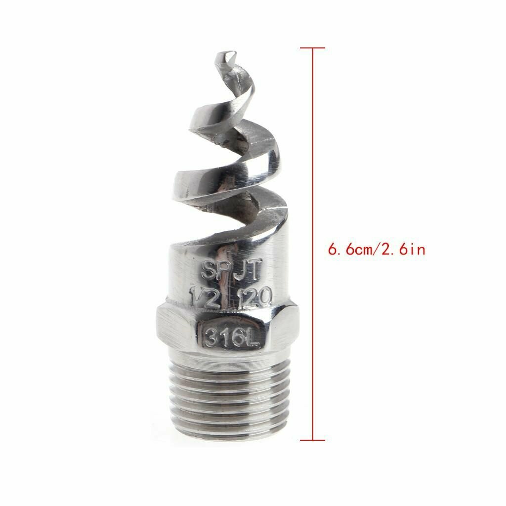 1/4" 1/2" Распылительная форсунка из нержавеющей стали, - 4 балла