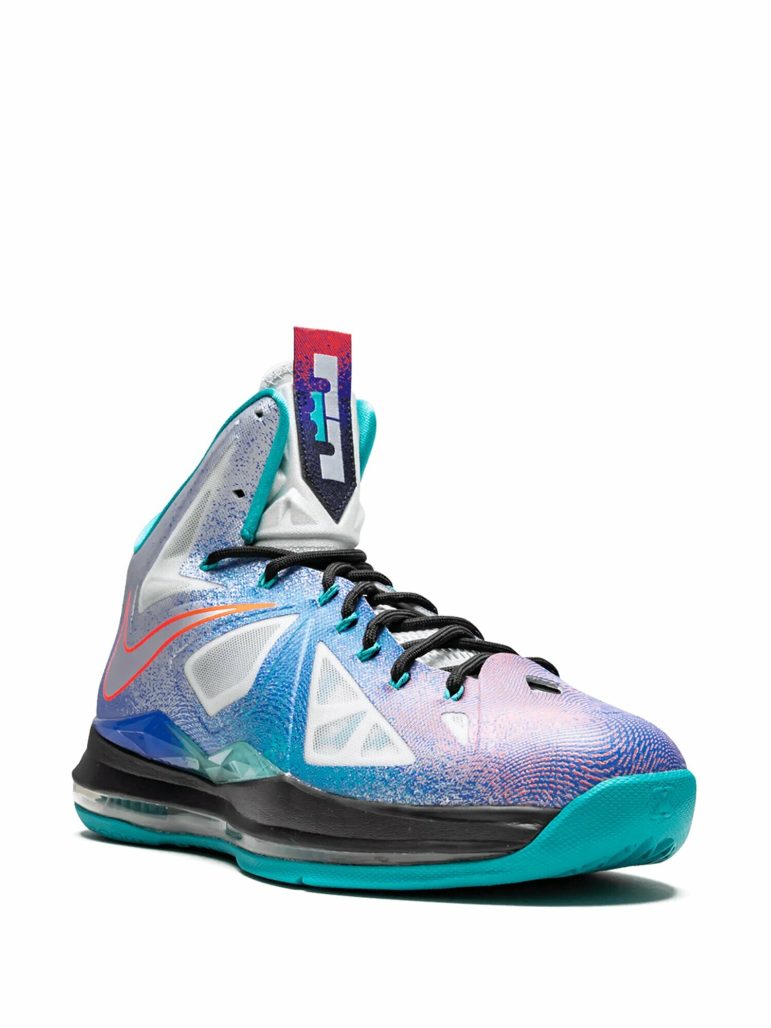 Кроссовки NIKE LeBron 10, размер 14 US, синий — фото 1