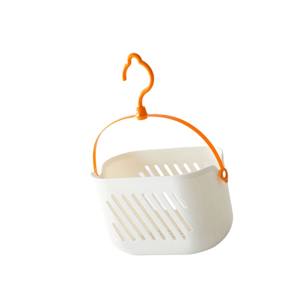 Подвесные Держатели Для Душа С Дренажными Отверстиями И Ручкой Для Организации Ванной Комнаты Пластиковая Корзина Для Хранения Универсальных Аксессуаров Для Ванной