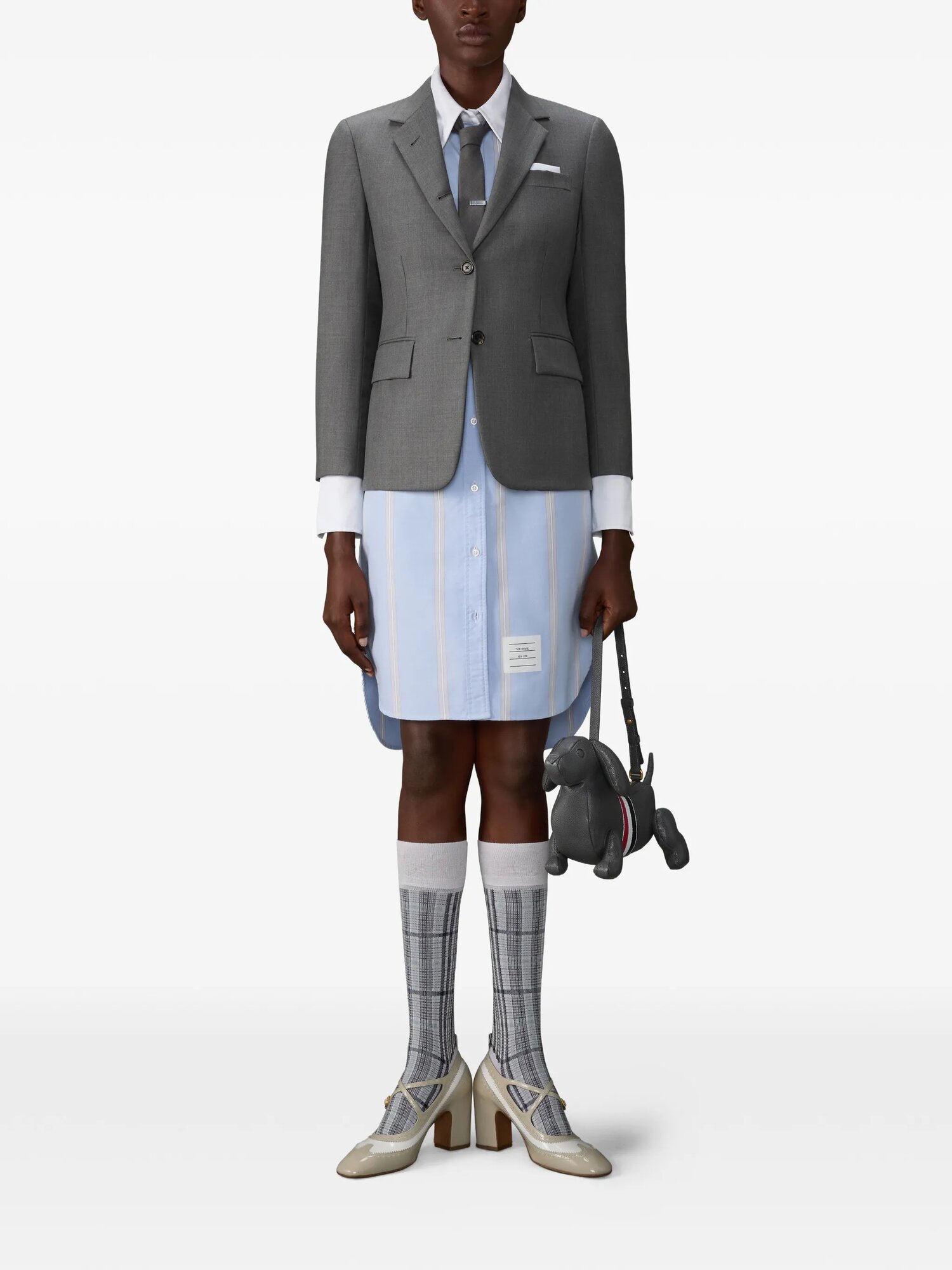 Платье THOM BROWNE, размер 42, blue — фото 1