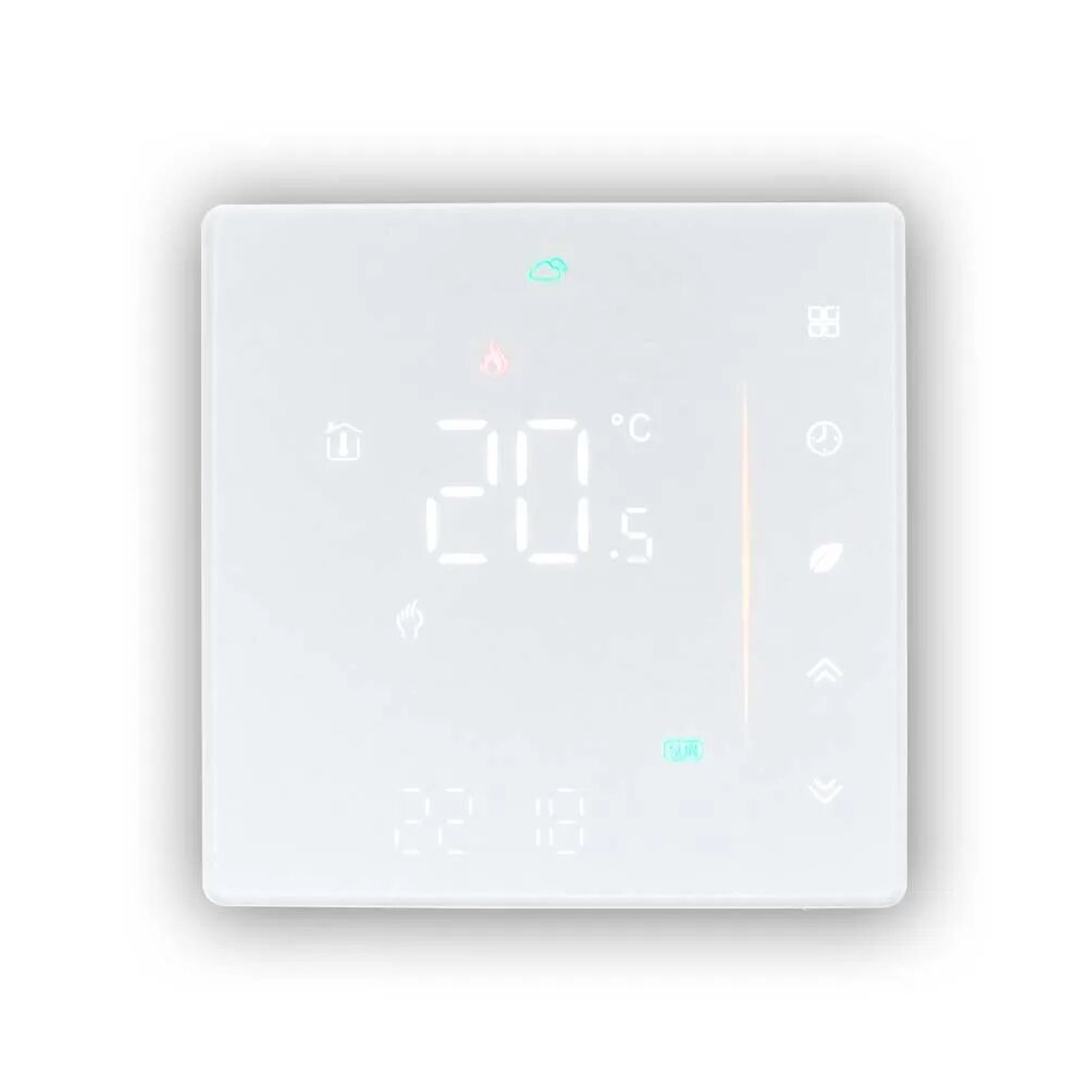Tuya Smart Life Wifi Термостат для теплых полов 16A 24V White, 95-240VAC