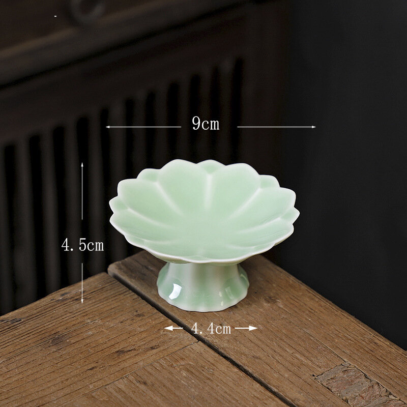 Керамическая тарелка для чая и закусок в китайском стиле, маленькая изысканная тарелка для димсама, тарелка для закусок, тарелка для выпечки, фруктовая тарелка