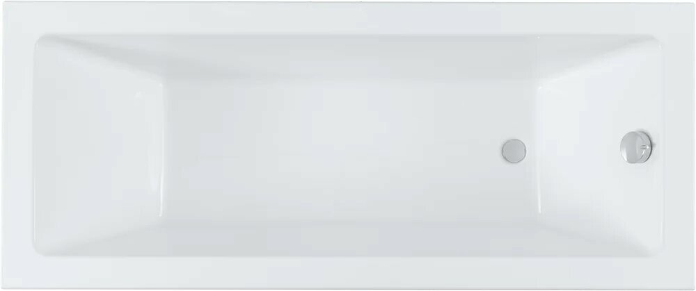 Акриловая ванна Aquanet Grace 312653 170x70, с каркасом, пристенная, белая, глянцевая, прямоугольная
