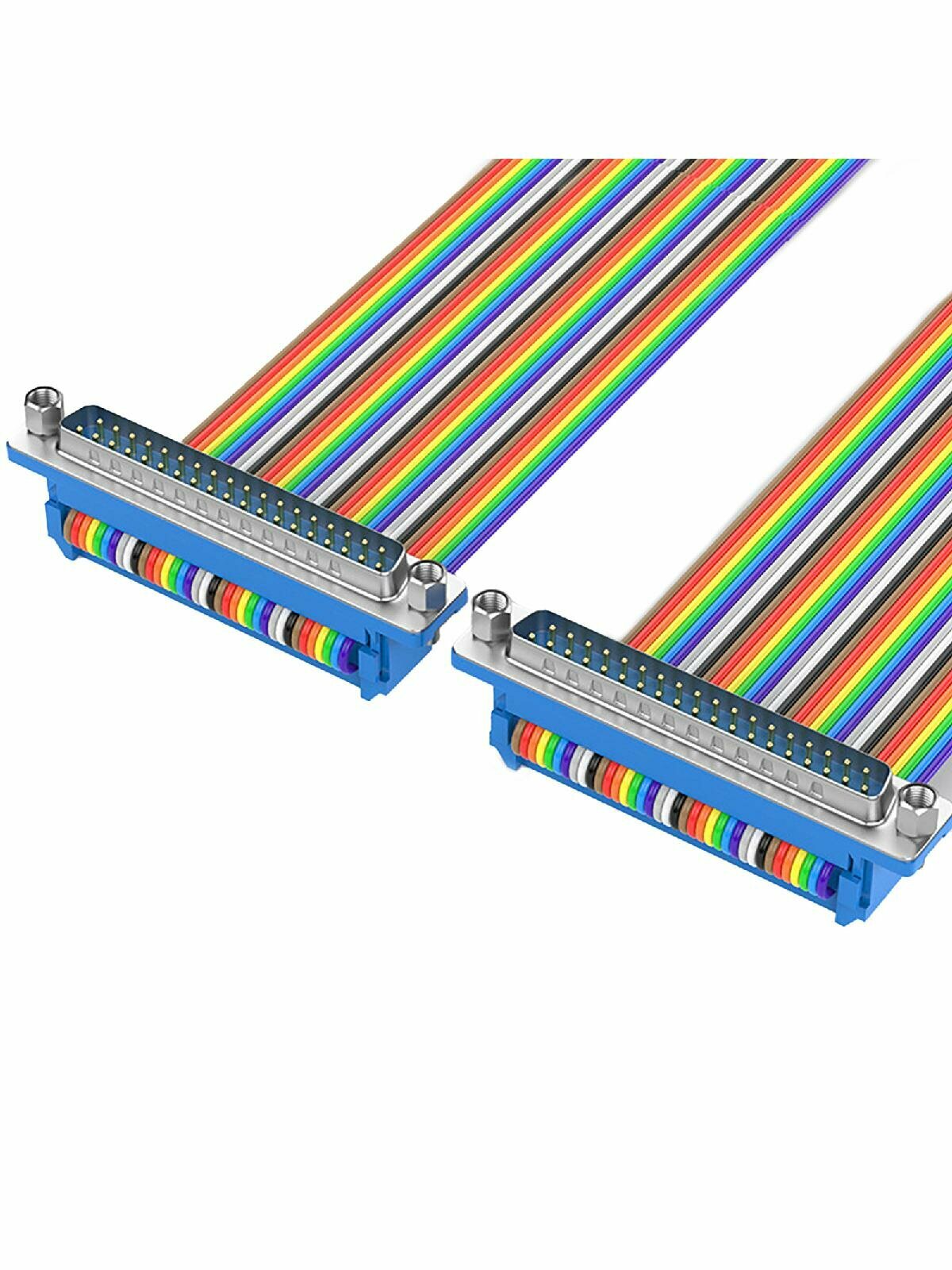 Разъемы кабеля передачи данных DB37 Male/ Female Проводная линия удлинителя D-Sub 37Pin Line