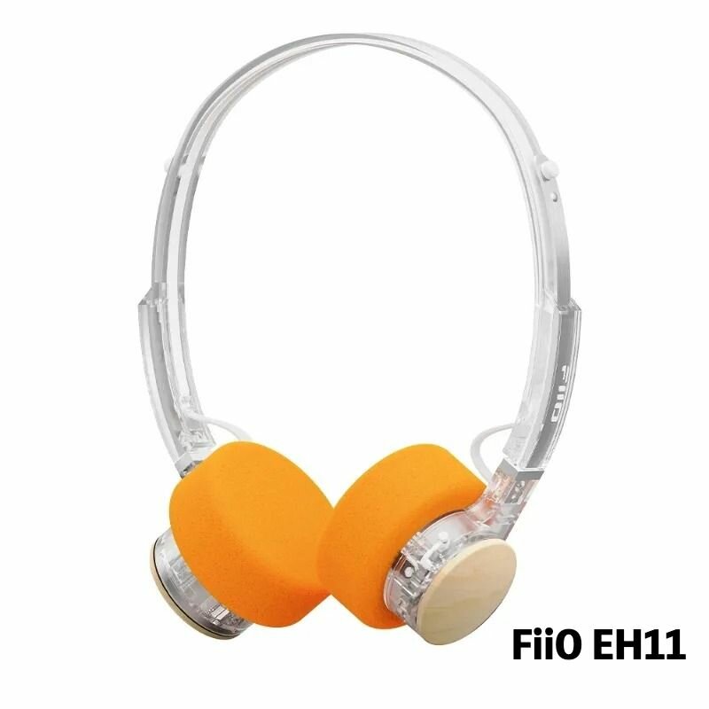 FiiO EH11 Ретро-гарнитура LDAC Bluetooth 6.0 Небольшие наушники с накладным дизайном, 40 мм Большой динамический драйвер