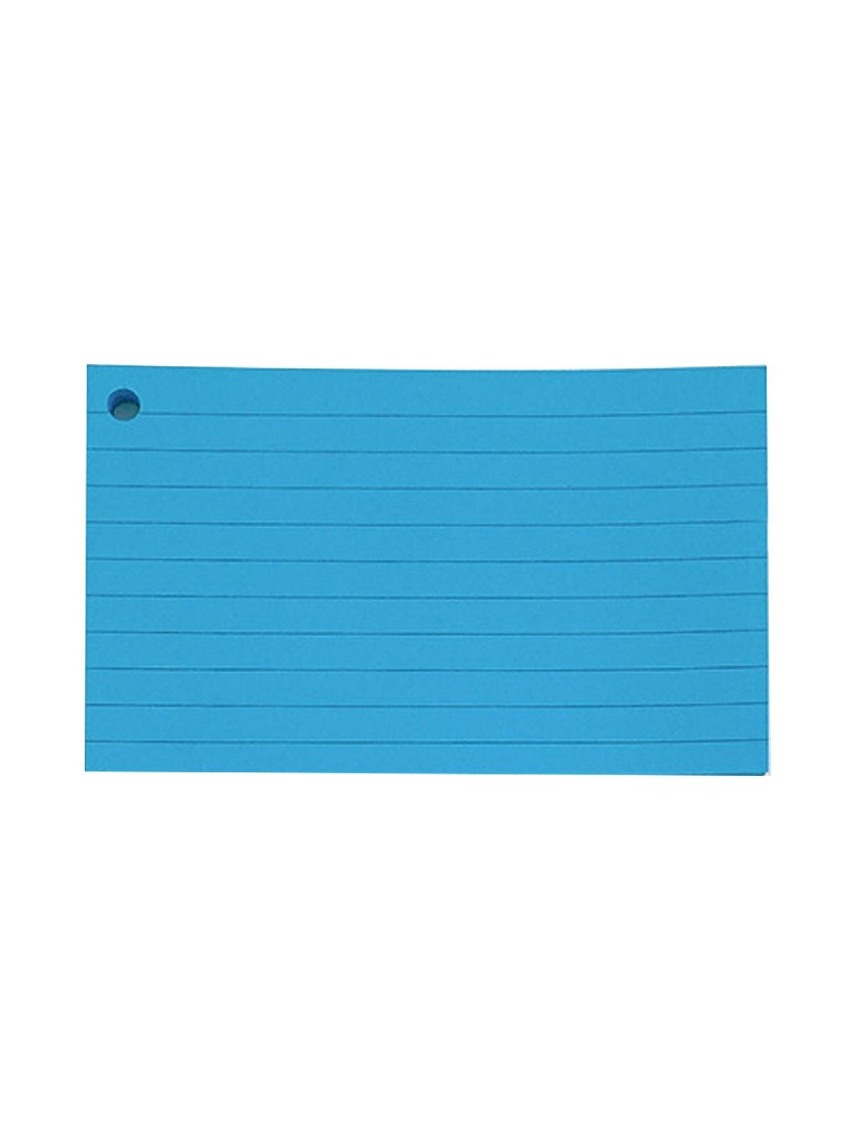 Цветные флэш-карточки с переплетными кольцами, разлинованные указательные карточки для изучения