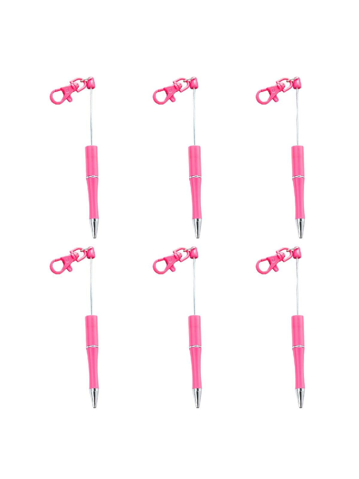 6 Шт 1,0 мм Бисерная Ручка с Брелоком Шариковая Ручка Для Подписи Бисерная Ручка