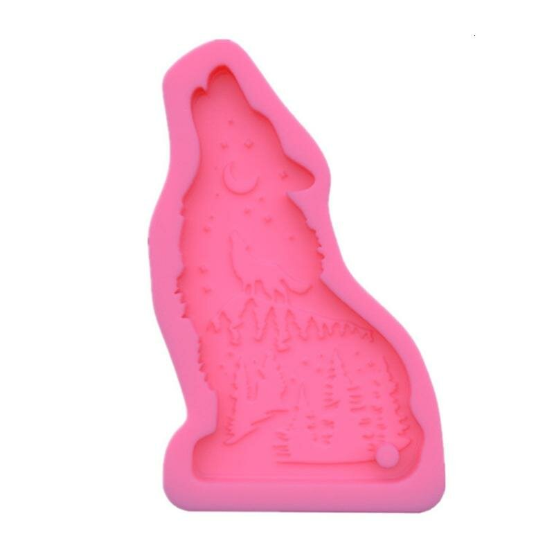 Форма для подвески-волка из эпоксидной смолы