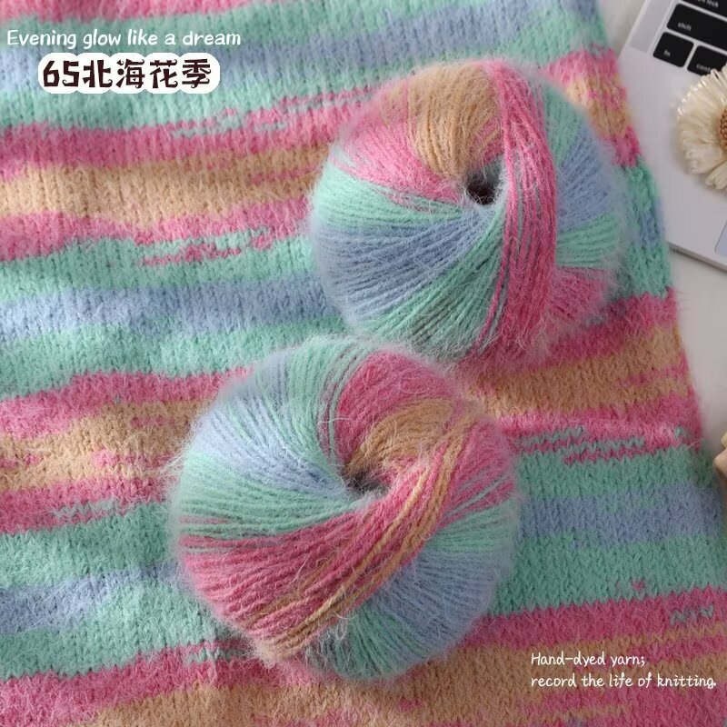 Шарик пряжи из смеси шерсти Shike Snow Treasure, подходящий для ручного вязания, средней толщины