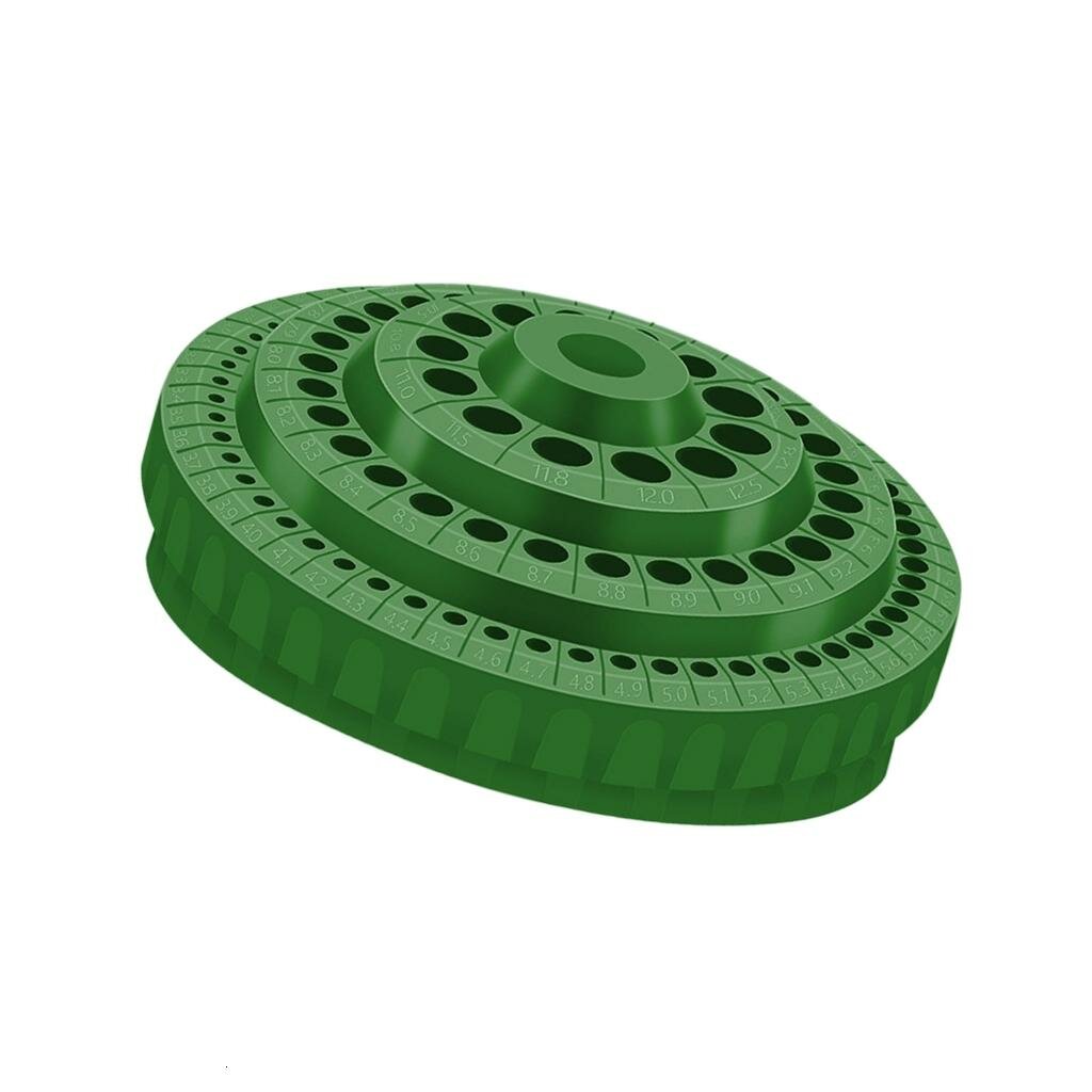 Вращающийся держатель сверла Многослойный пластиковый органайзер для хранения сверл Нескользящая основа