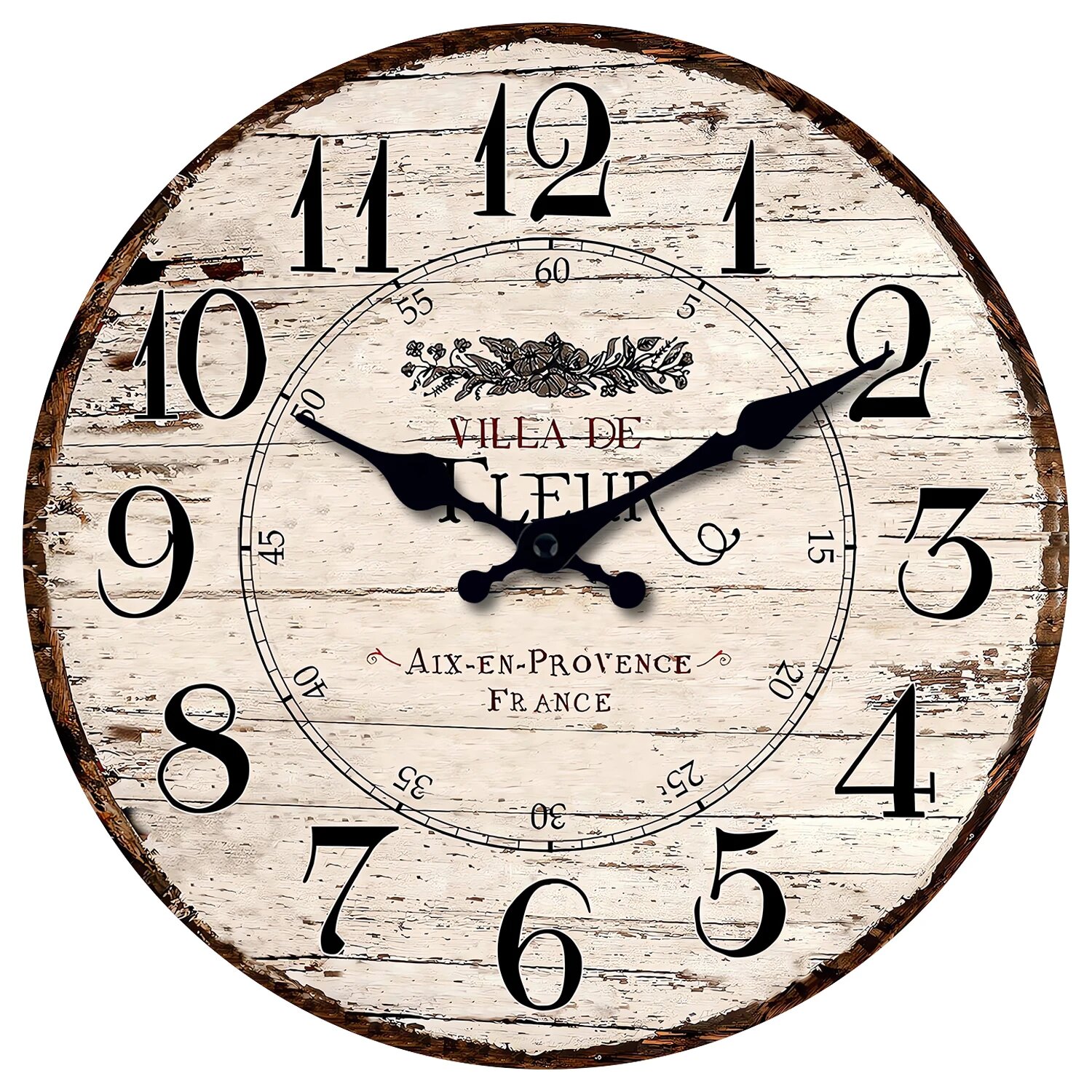 Винтажные настенные часы Villa de Fleur 16inch